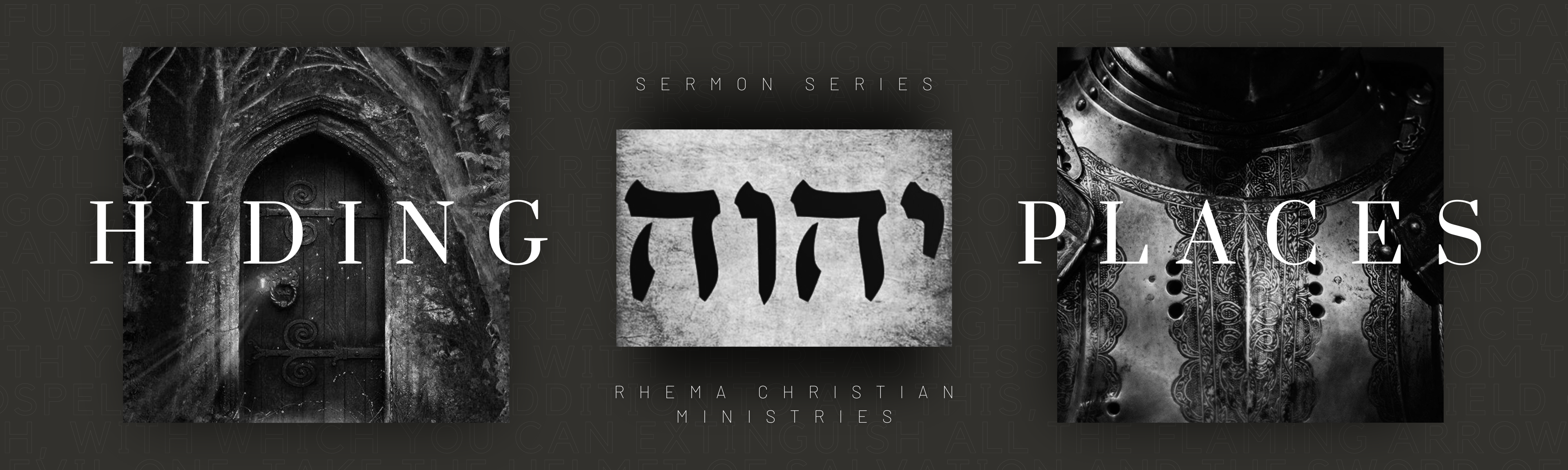 HIDING PLACES – PART 1 - Rhema - Changing & Affecting Lives!